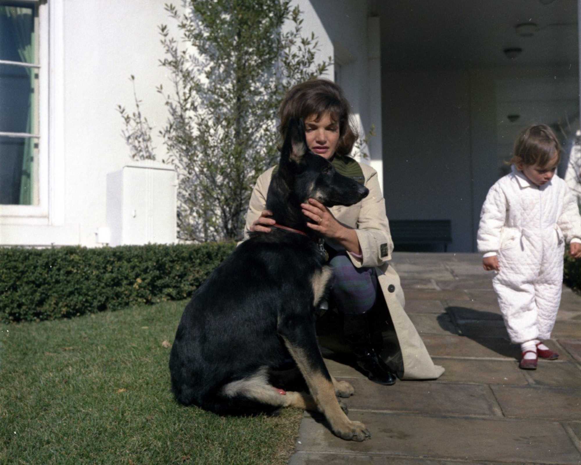 The Kennedy dogs, Charley and Pushinka Pushinka and Charley’s puppies ...